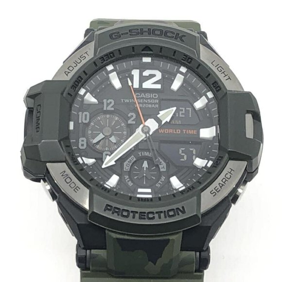 OTHERS | Accessories | Casio Gshock Ga10sc Watch Khaki Orange Casio ...